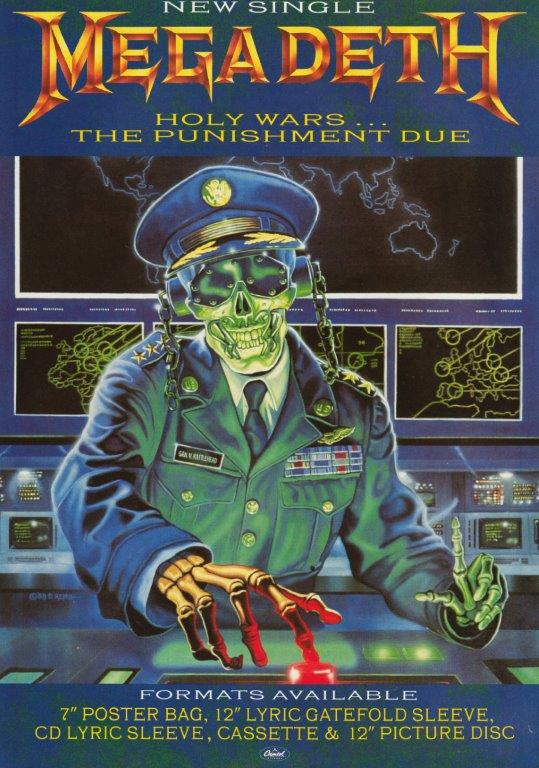MEGADETH Holy Wars... The Punishment Due Poster Print - prints4u