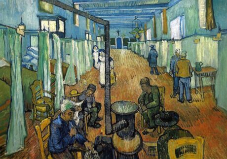 VINCENT VAN GOGH Ward in the Hospital in Arles Poster Print - prints4u