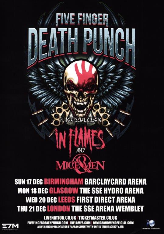 5 FINGER DEATH PUNCH Got Your Six Poster
