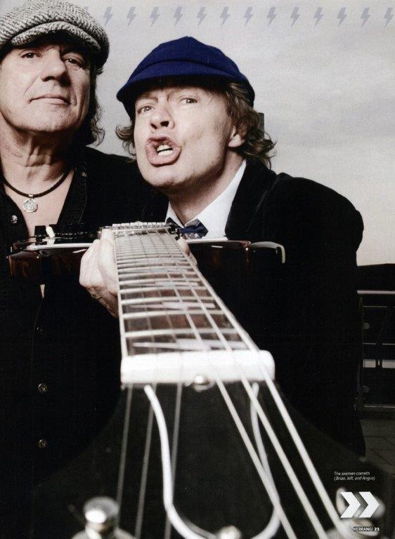 AC/DC Angus Young & Brian Johnson Poster