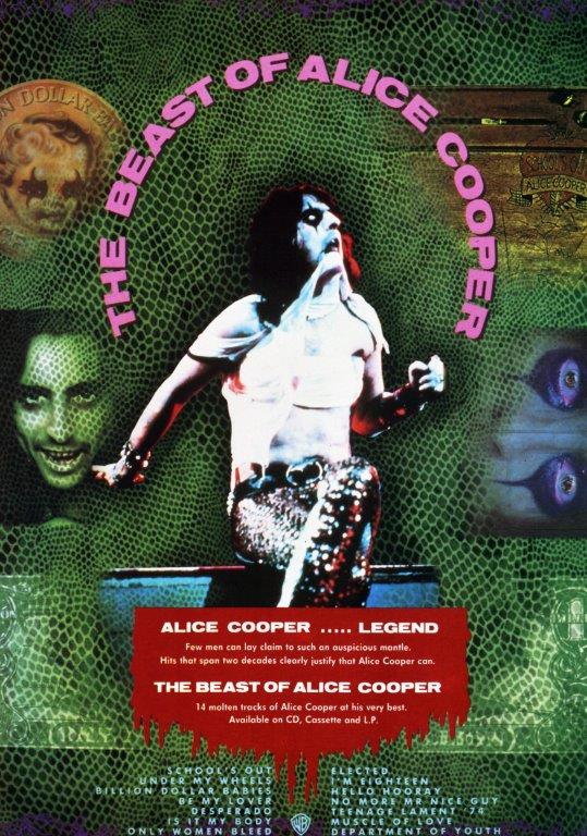 ALICE COOPER The Beast Poster Print - prints4u