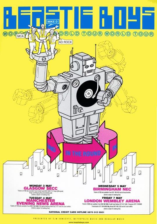 Beastie Boys Concert Poster