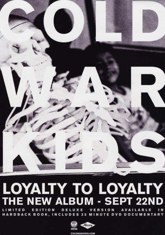 COLD WAR KIDS Loyalty To Loyalty Poster Print - prints4u