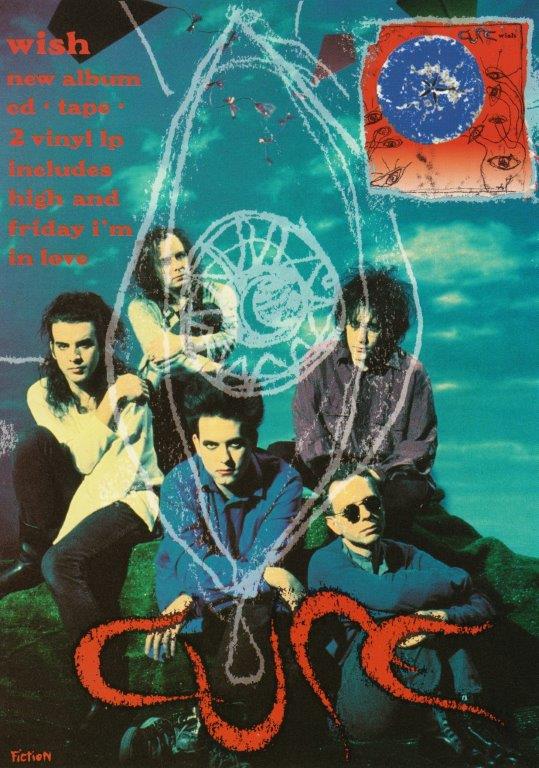 THE CURE Wish Poster
