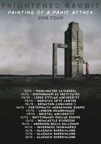 FRIGHTENED RABBIT Painting Of A Panic Attack 2016 UK Tour Poster Print ...