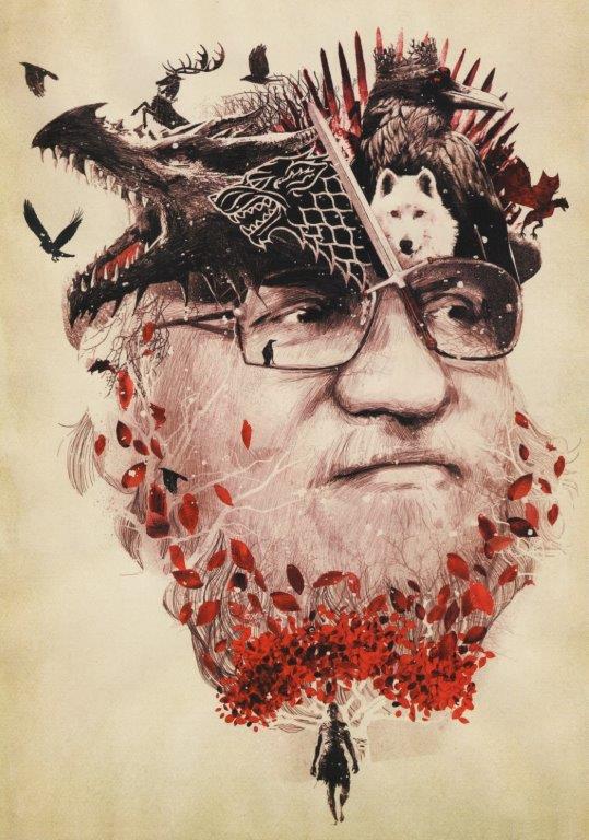 GEORGE R. R. MARTIN TV Show Poster - prints4u