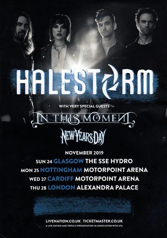 HALESTORM Vicious Tour Poster Print - prints4u