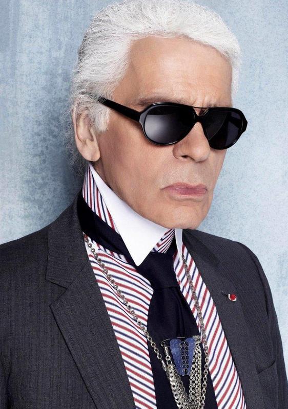KARL LAGERFELD Fashion Designer Poster - prints4u