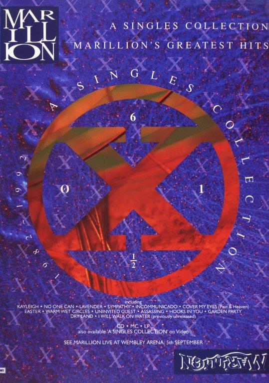 MARILLION Singles Collection Poster Print - prints4u