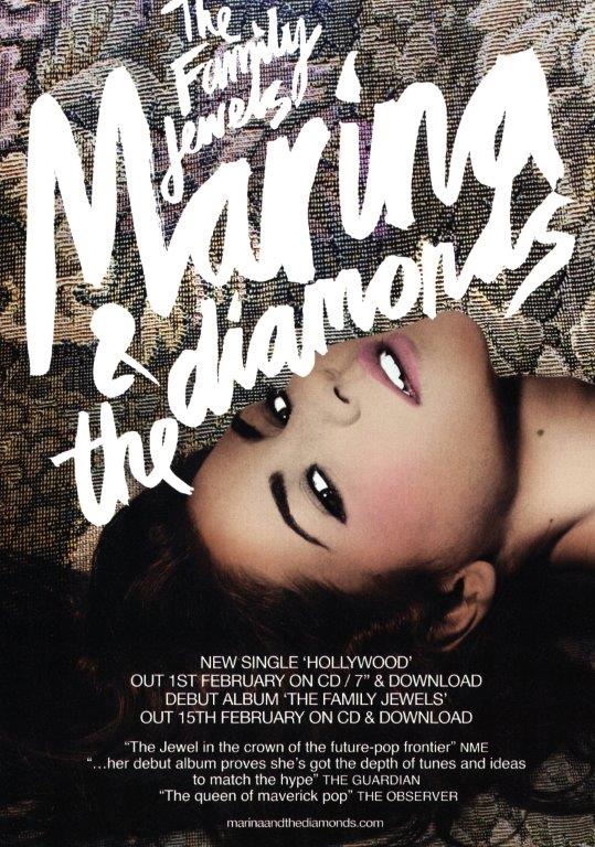 MARINA & THE DIAMONDS The Family Jewels Poster
