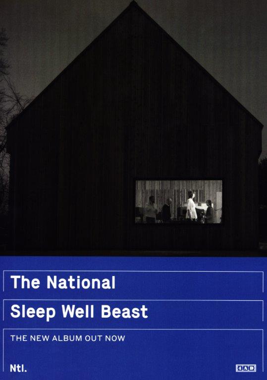 THE NATIONAL Sleep Well Beast Poster