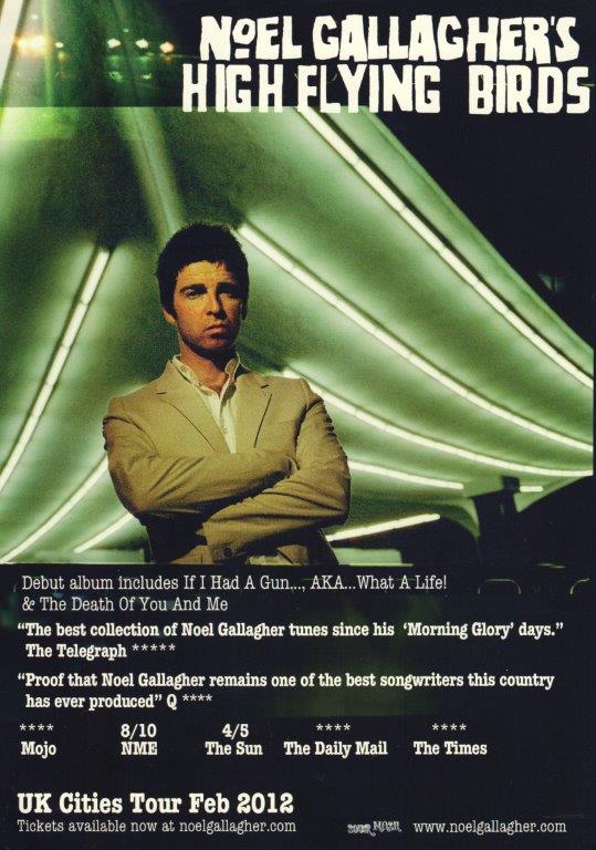 NOEL GALLAGHER High Flying Birds Poster