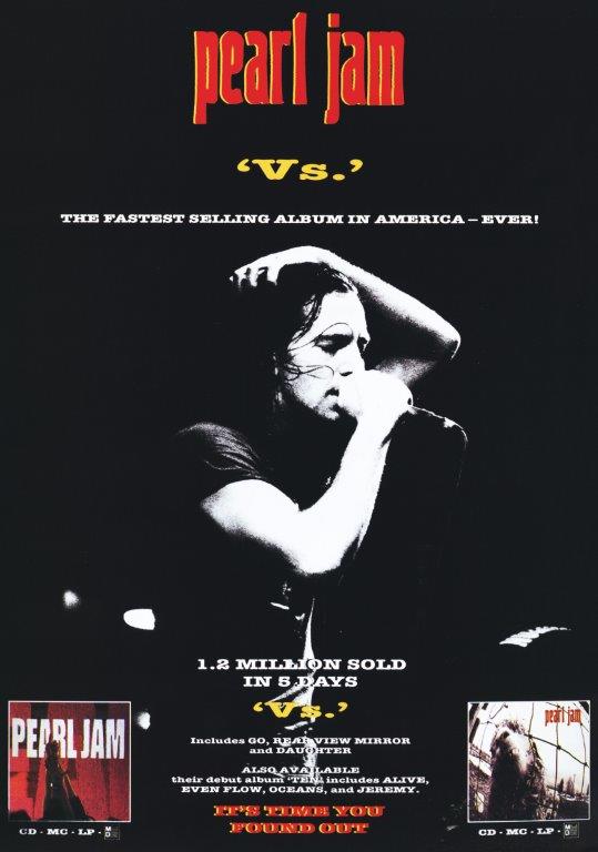 PEARL JAM Vs. Poster