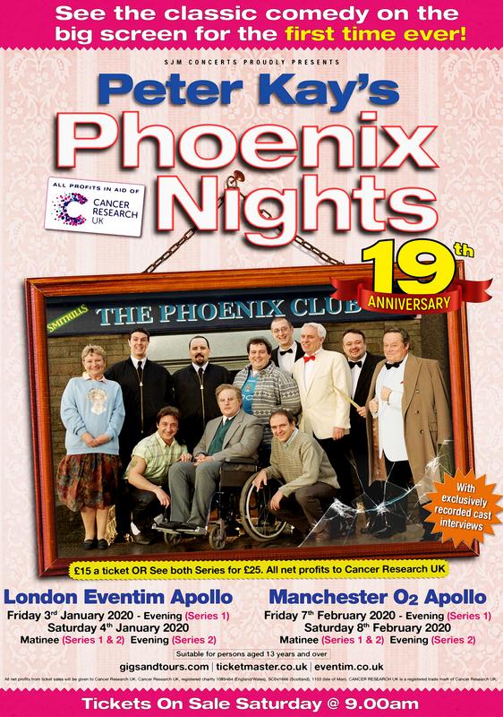 PETER KAY Phoenix Nights Tour 2020 Poster Print - prints4u