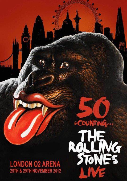 THE ROLLING STONES 50 & Counting Live London O2 Arena - prints4u