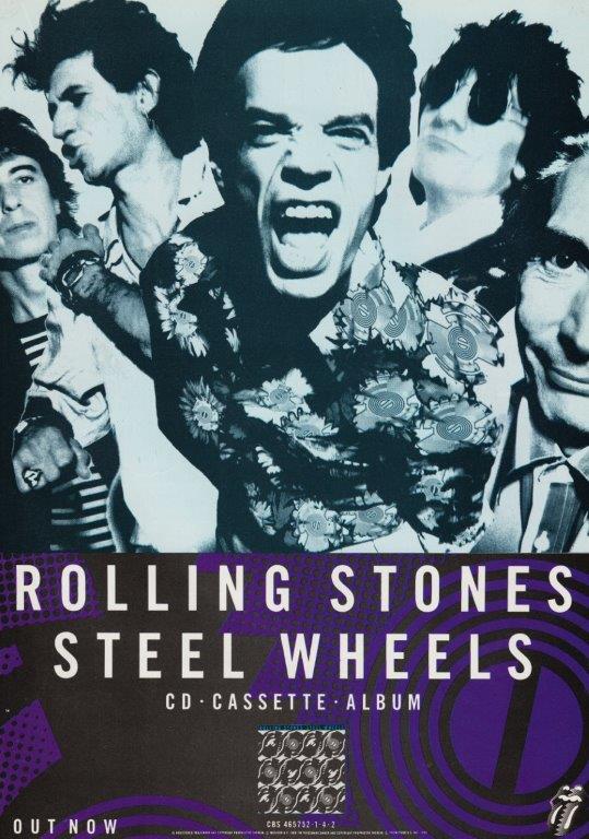 THE ROLLING STONES Steel Wheels - prints4u