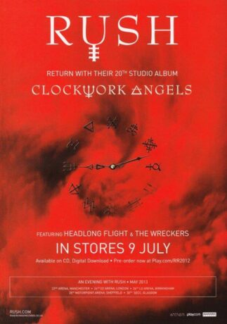 RUSH Clockwork Angels Poster