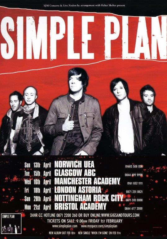 A Simple Plan Poster