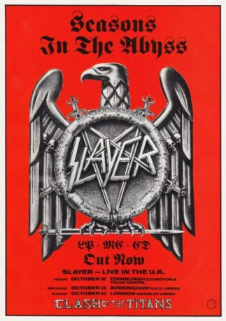 SLAYER Seasons In The Abyss Poster
