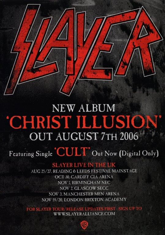SLAYER Christ Illusion Poster Print - prints4u