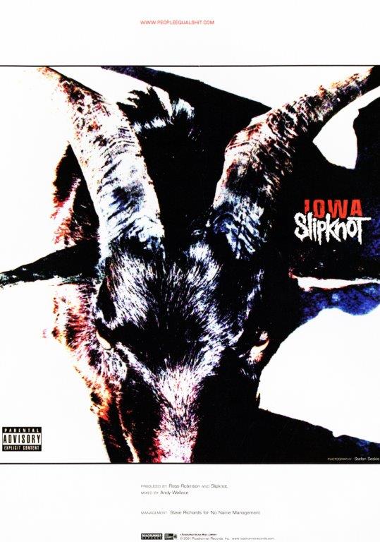 SLIPKNOT Iowa Poster