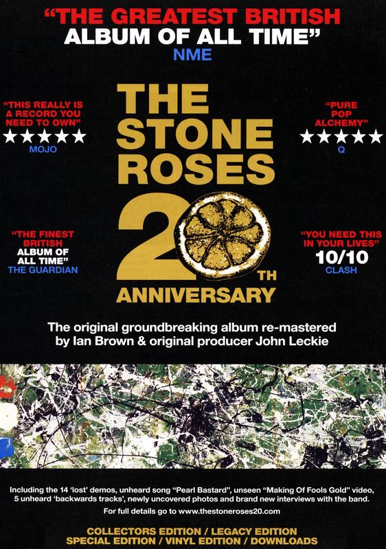 Stone Roses Posters | Classic Albums & Iconic Tour Posters | prints4u