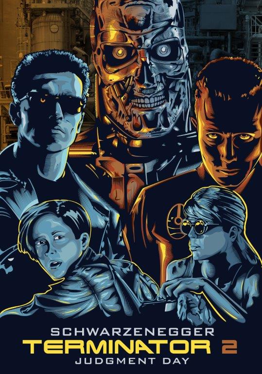 TERMINATOR 2; JUDGEMENT DAY Movie Poster Print - prints4u
