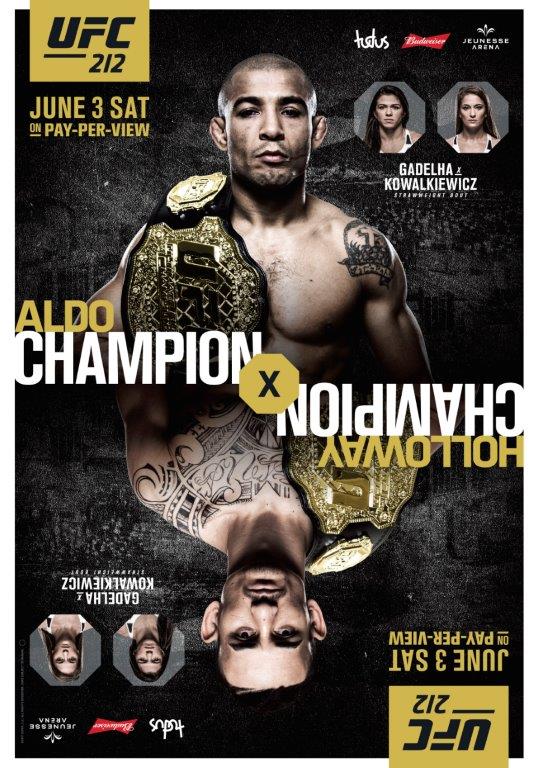 UFC 212 Jose Aldo vs Max Holloway Poster