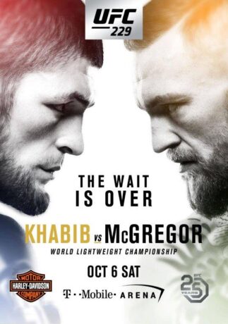 UFC 229 Khabib Nurmagomedov vs Conor McGregor Poster Print