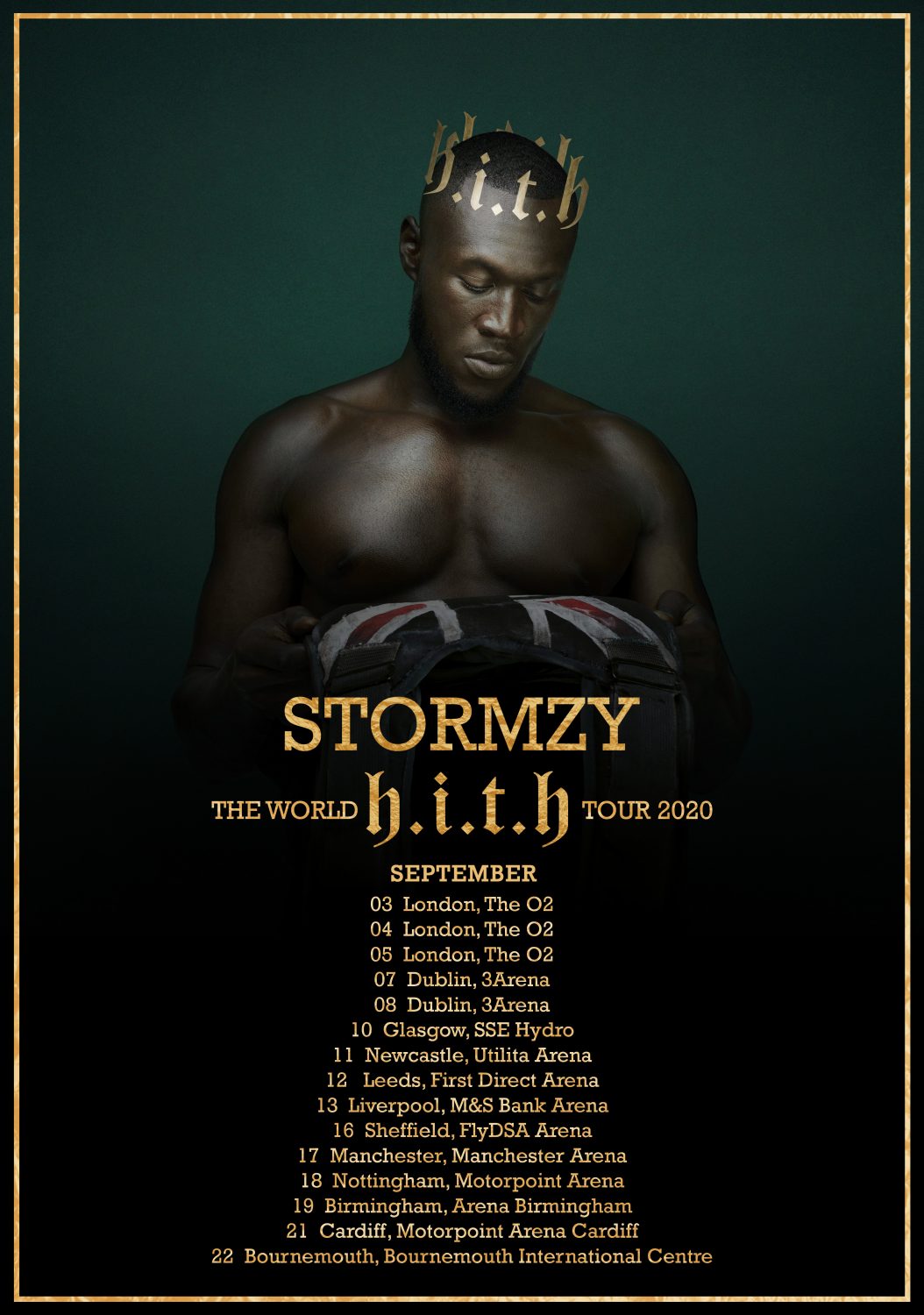 STORMZY H.I.T.H 2020 UK Tour Poster Print - prints4u