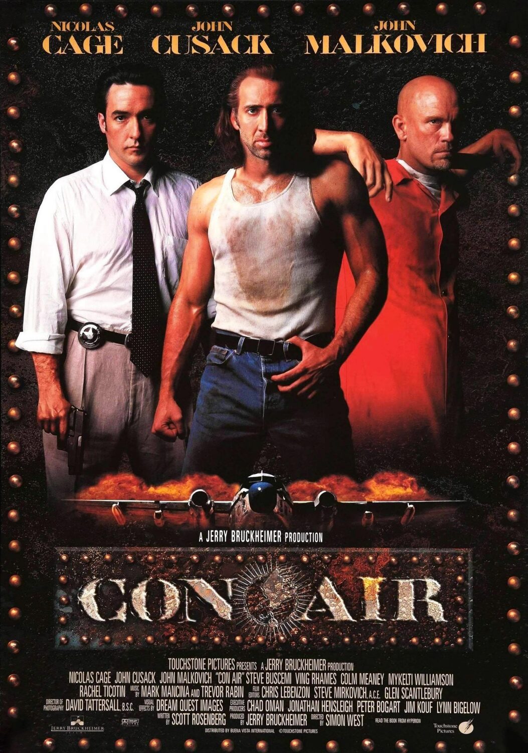 Con Air Movie Poster - Classic 90's Vintage Poster Print - prints4u