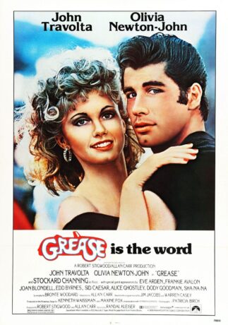 Grease Movie Poster - Classic 70's Vintage Poster