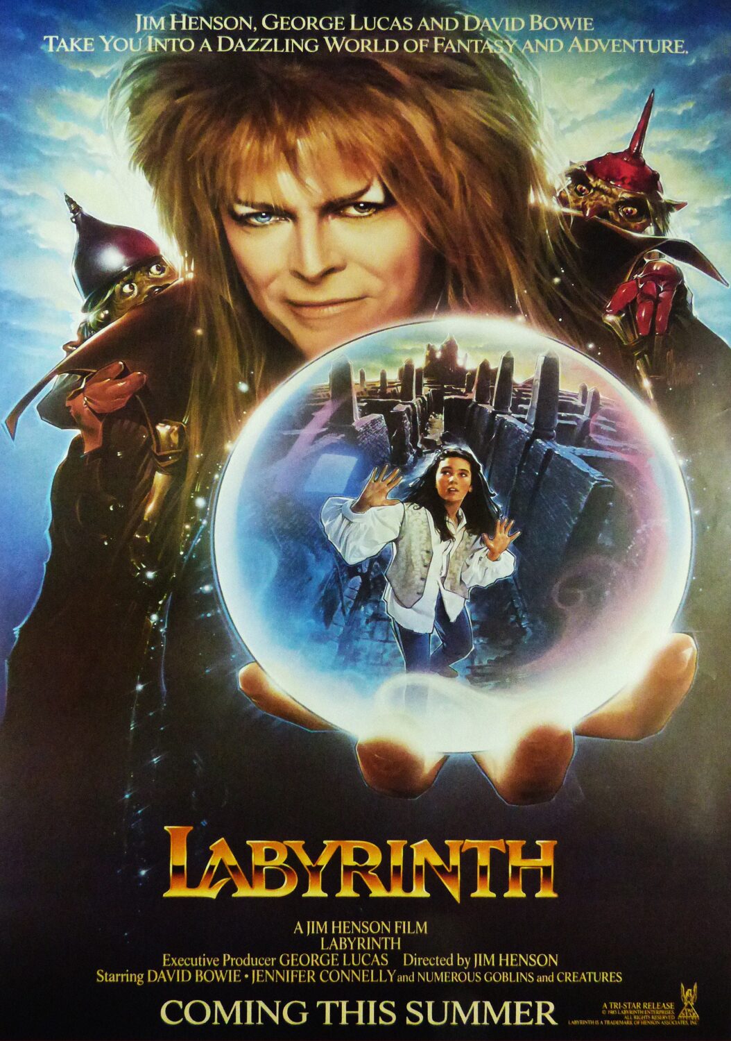 Labyrinth Movie Poster - Classic 80's Vintage Poster Print