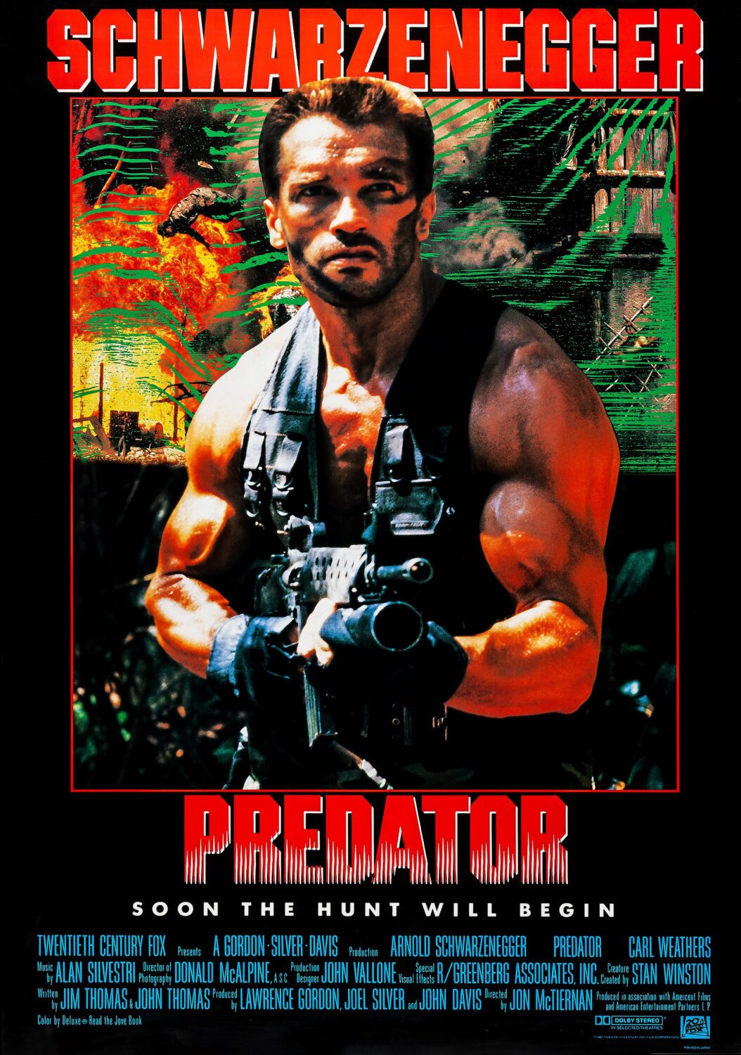 Predator Movie Poster - Classic 80's Vintage Poster