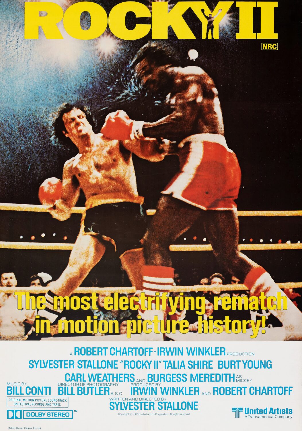 Rocky II Movie Poster