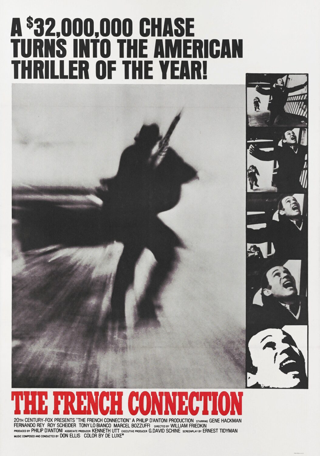 The French Connection Movie Poster - Classic 70's Vintage Poster Print ...