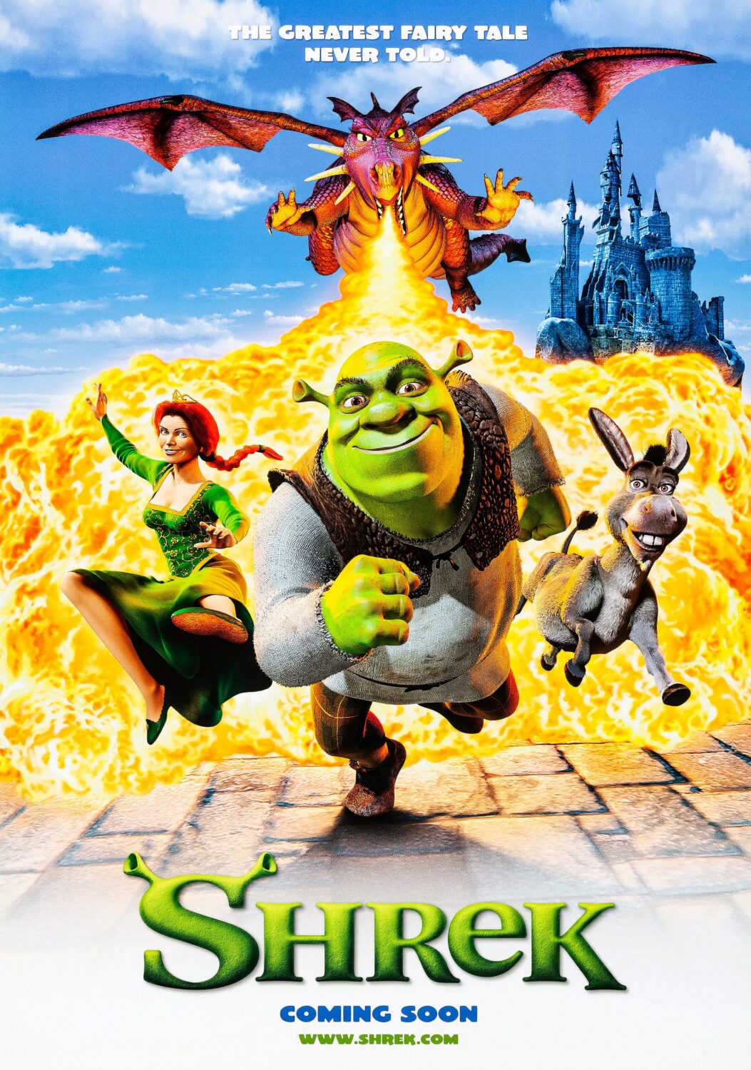 Shrek Movie Poster - Classic 00's Vintage Poster