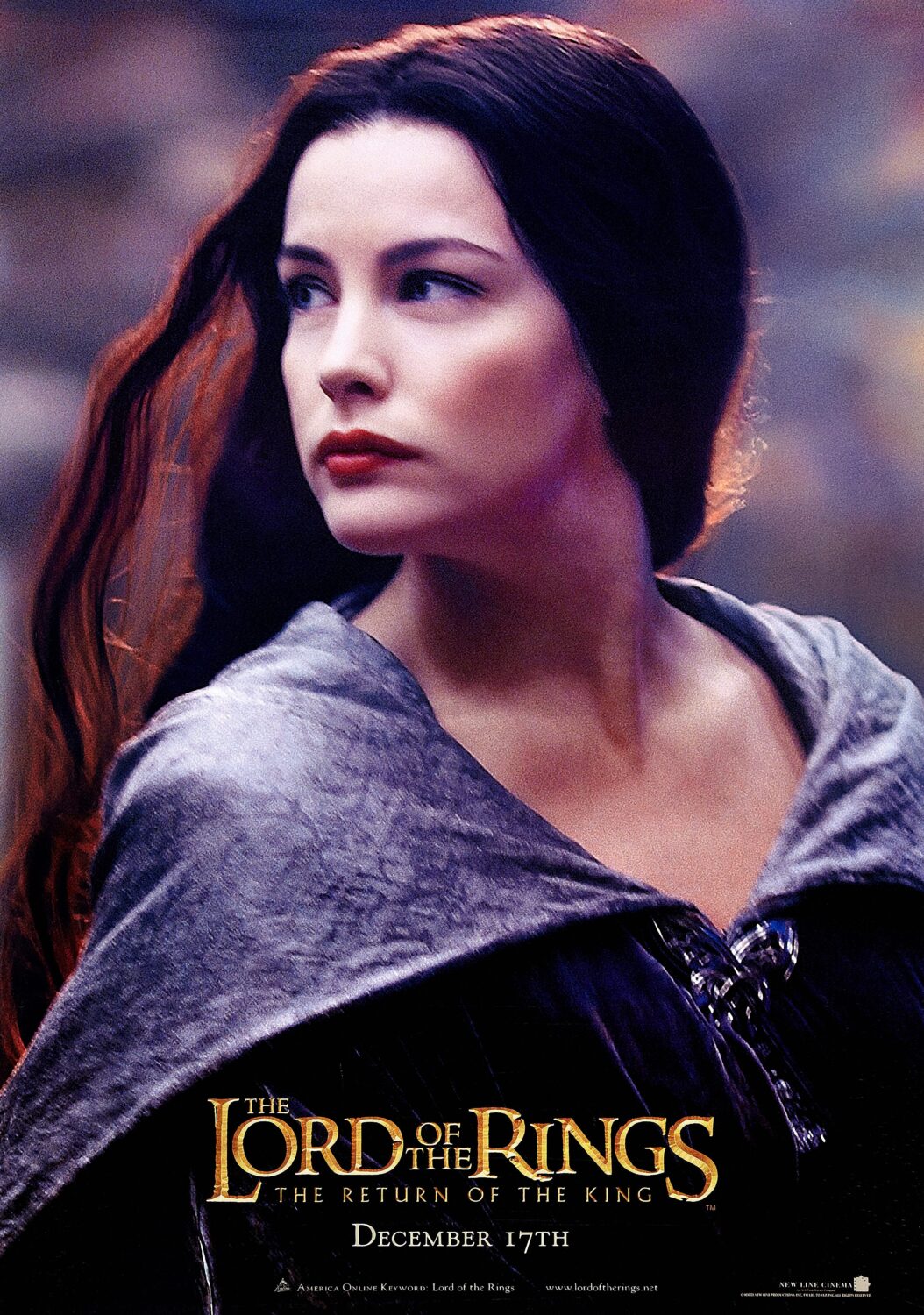 The Lord of the Rings- The Return of the King - Arwen Movie Poster ...