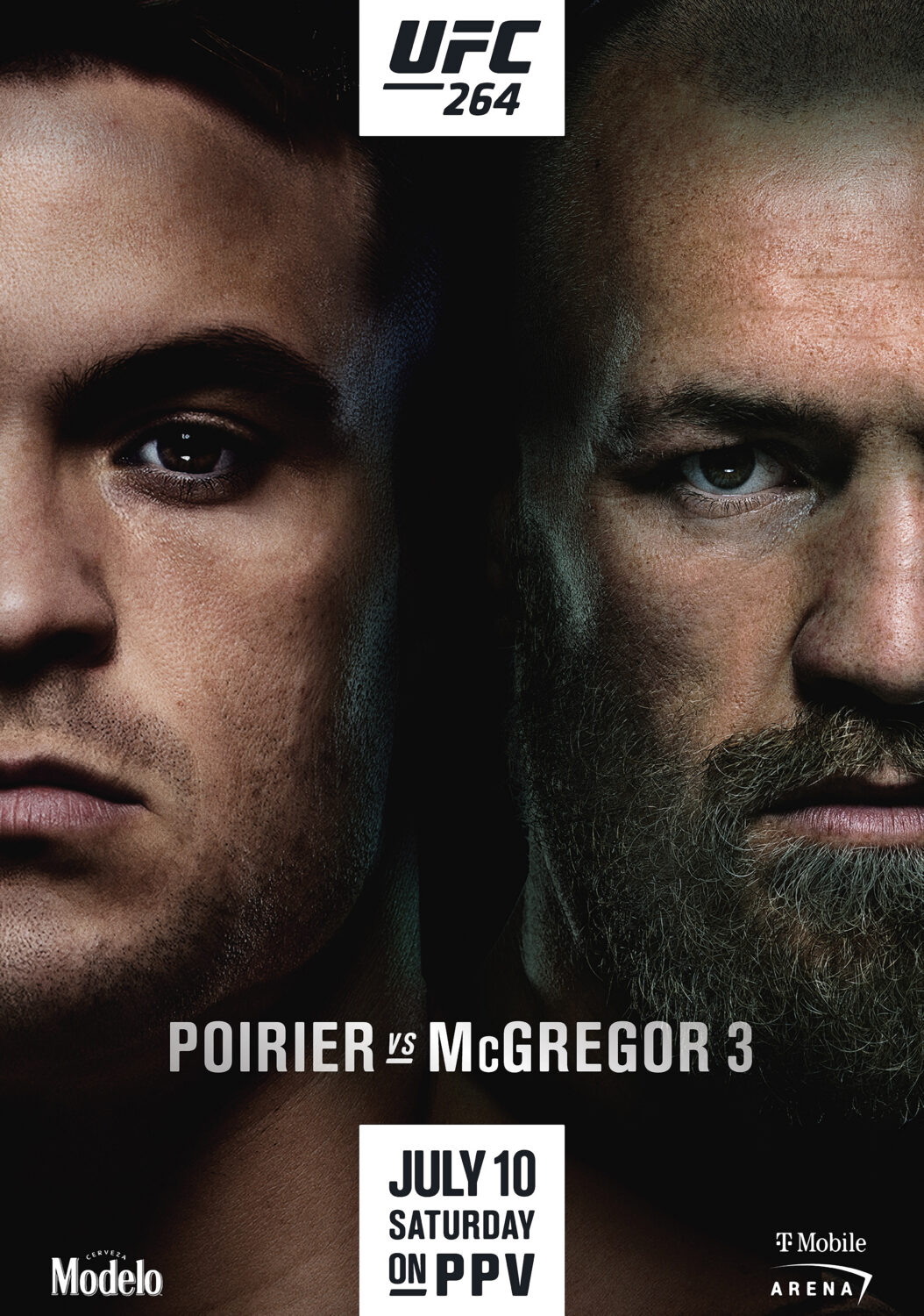 UFC 264 Dustin Poirier vs. Conor McGregor 3 Fight MMA 2021 Poster