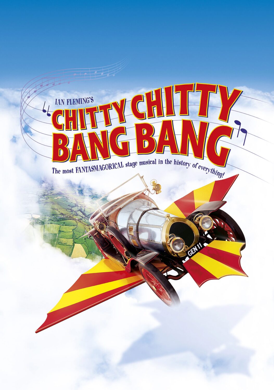 Chitty Chitty Bang Bang Musical Theatre Poster