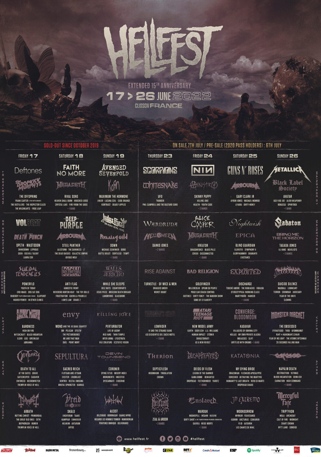 HELLFEST 2022 Poster