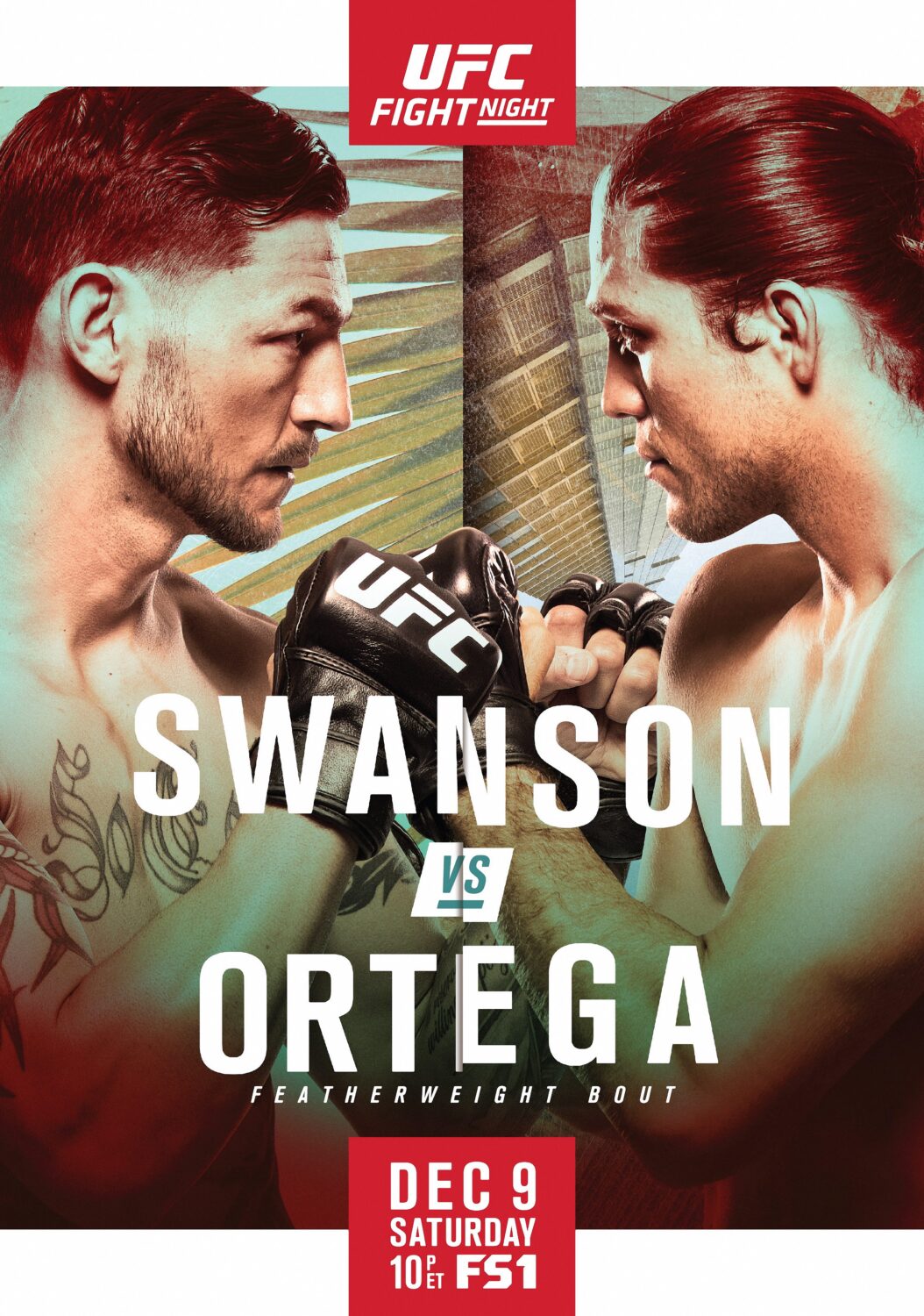 UFC Fight Night 123; Swanson vs. Ortega Poster - prints4u