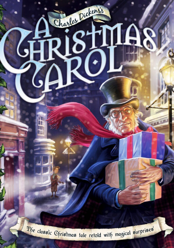 A Christmas Carol by Charles Dickens - Book Cover Poster Print - prints4u