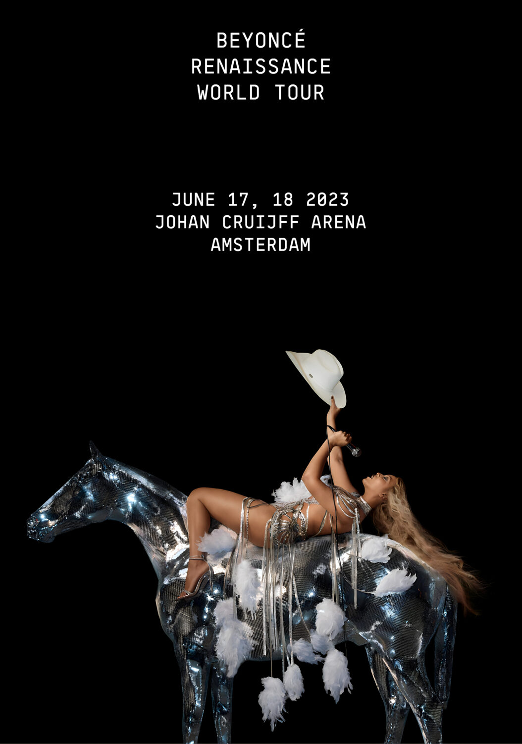 BEYONCÉ Renaissance 2023 World Tour Poster: Amsterdam