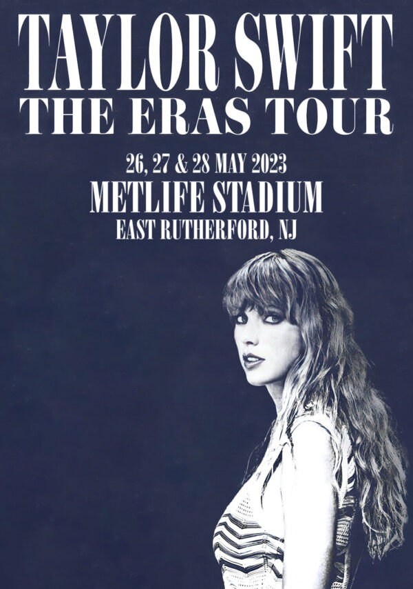 TAYLOR SWIFT The Eras 2023 Tour: East Rutherford Poster