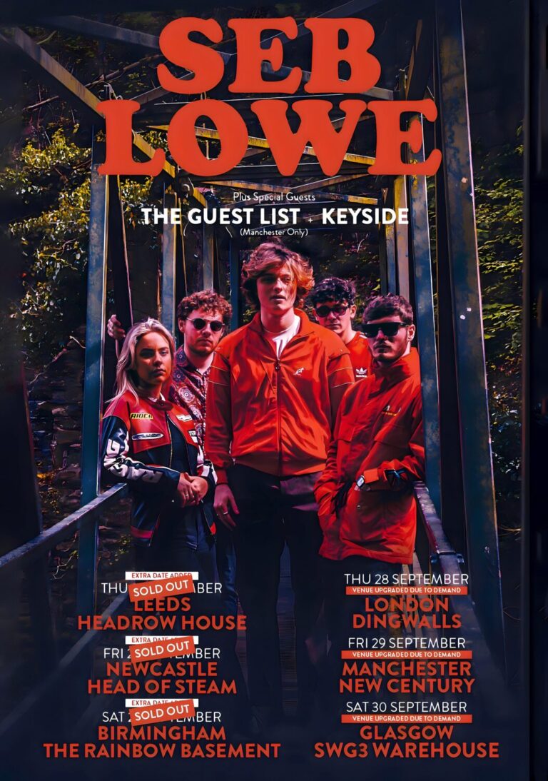 SEB LOWE 2023 UK Tour Poster Print