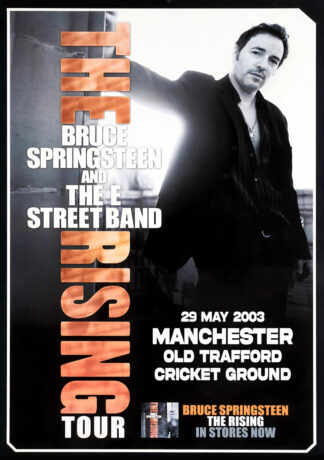 BRUCE SPRINGSTEEN The Rising 2003 Tour: Manchester Poster