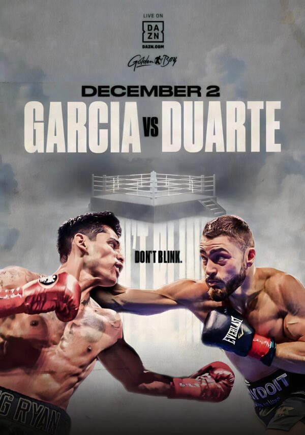 RYAN GARCIA vs. OSCAR DUARTE Boxing Fight 2023 Poster