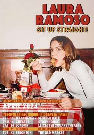 LAURA RAMOSO Sit Up Straight 2024 UK Tour Poster
