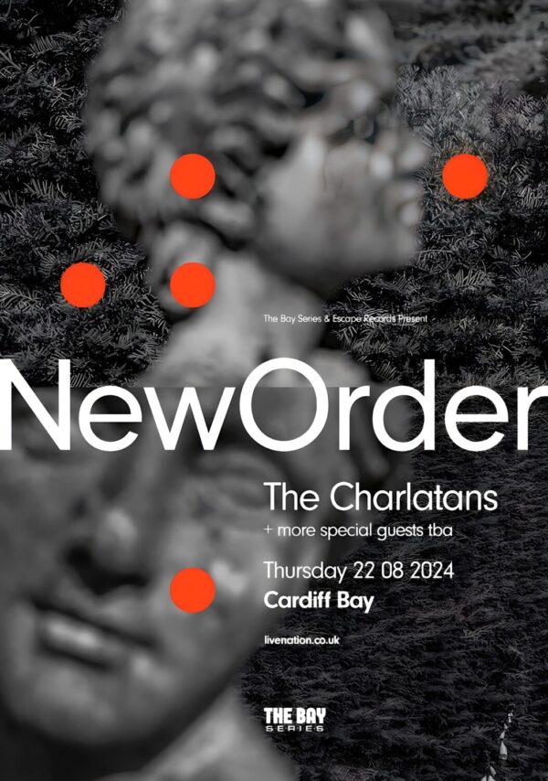 NEW ORDER Reunion 2024 Summer Tour: CARDIFF Bay - Poster